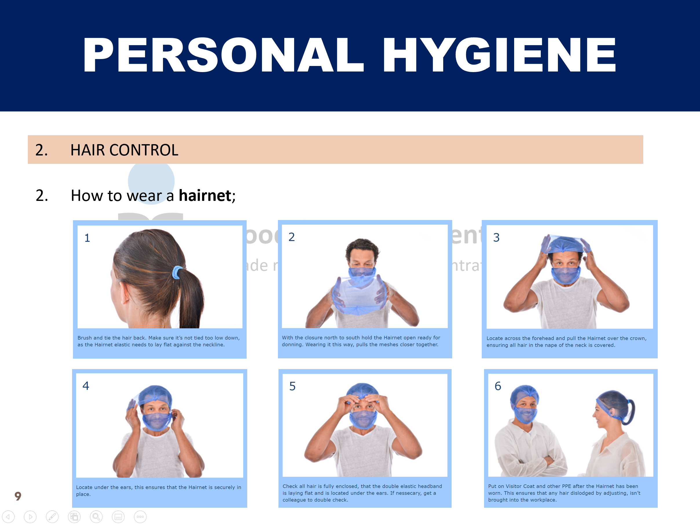 Personal Hygiene - Food Safe Documents